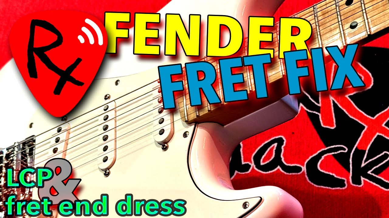 How to Fix Frets on a Fender Strat - fret sprout filing - part 1 - YouTube