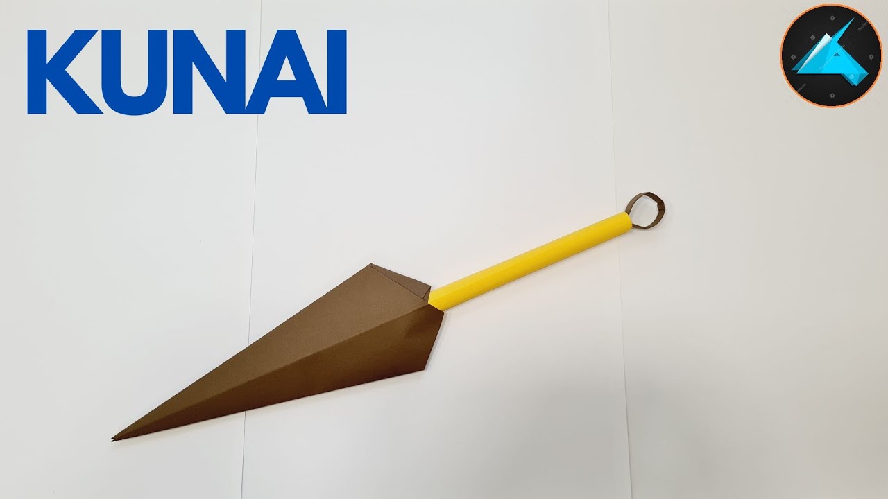 Paper KUNAI - Quick and Easy DIY Tutorial! - YouTube