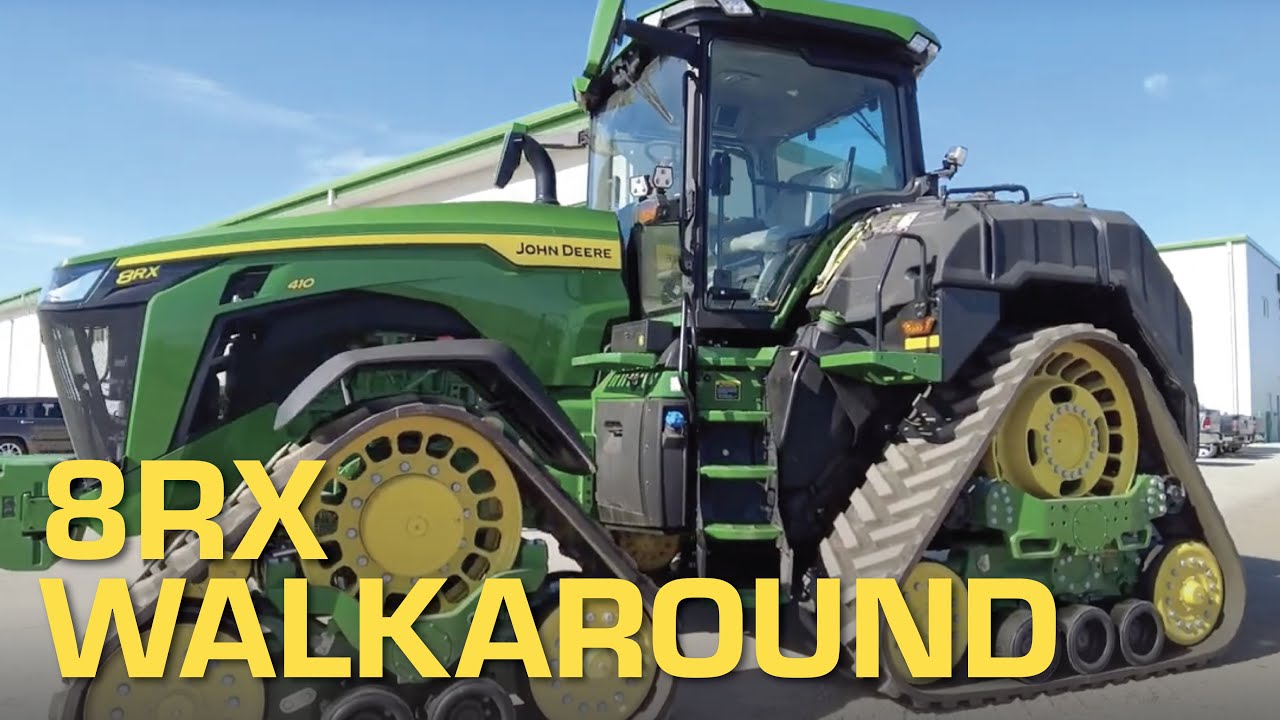 John Deere 8RX Tractor Walkaround - YouTube