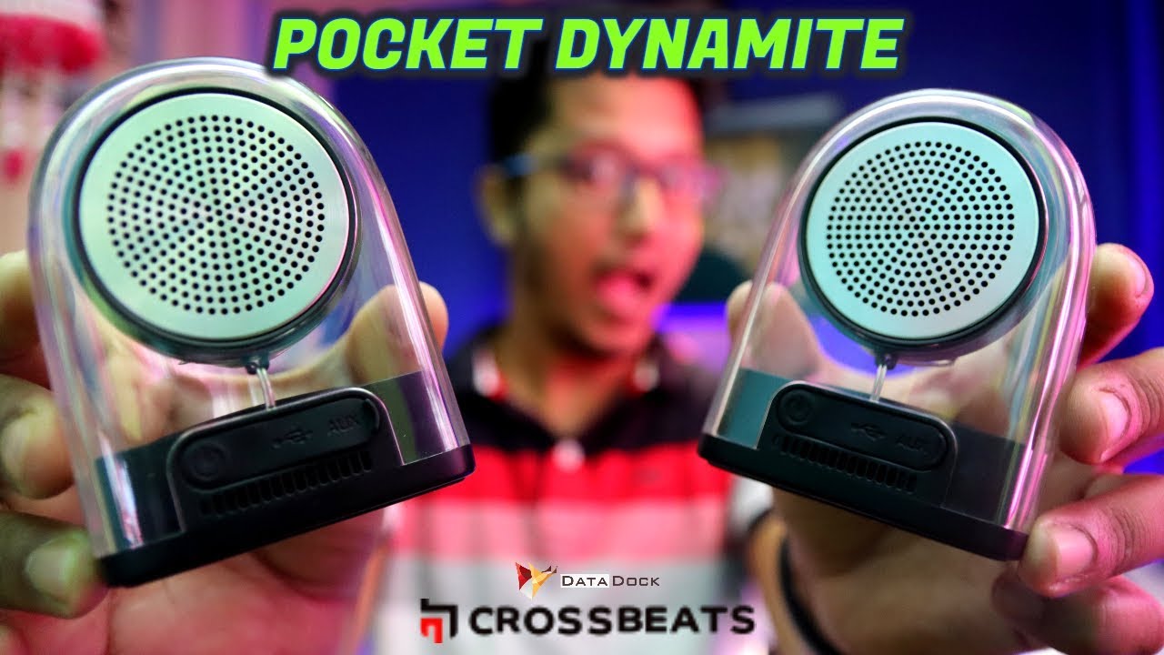 Best Transparent Bluetooth Speaker | Crossbeats Dynamite DUO 2019 ...