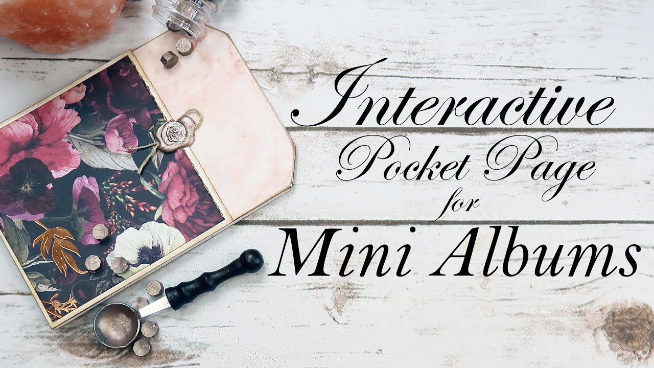Interactive Pocket Page for Mini Albums - YouTube