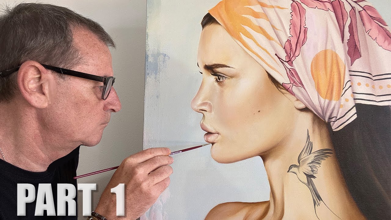 How To Paint Realistic People For Beginners Part 1/ Oil Painting ...
