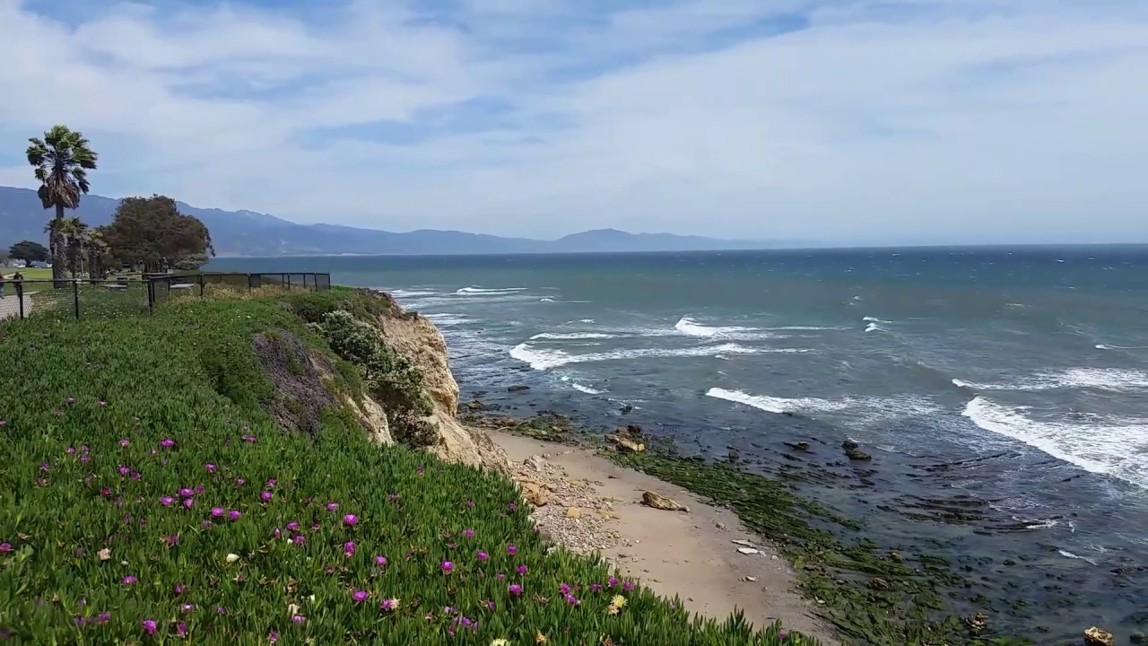 The Beautiful California Coast from the Santa Barbara Shoreline Park ...