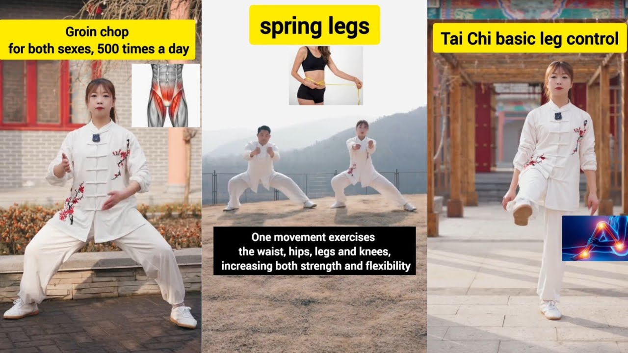 One Movement Exercises The Waist, Hips, Legs and Knees | Chinese ...