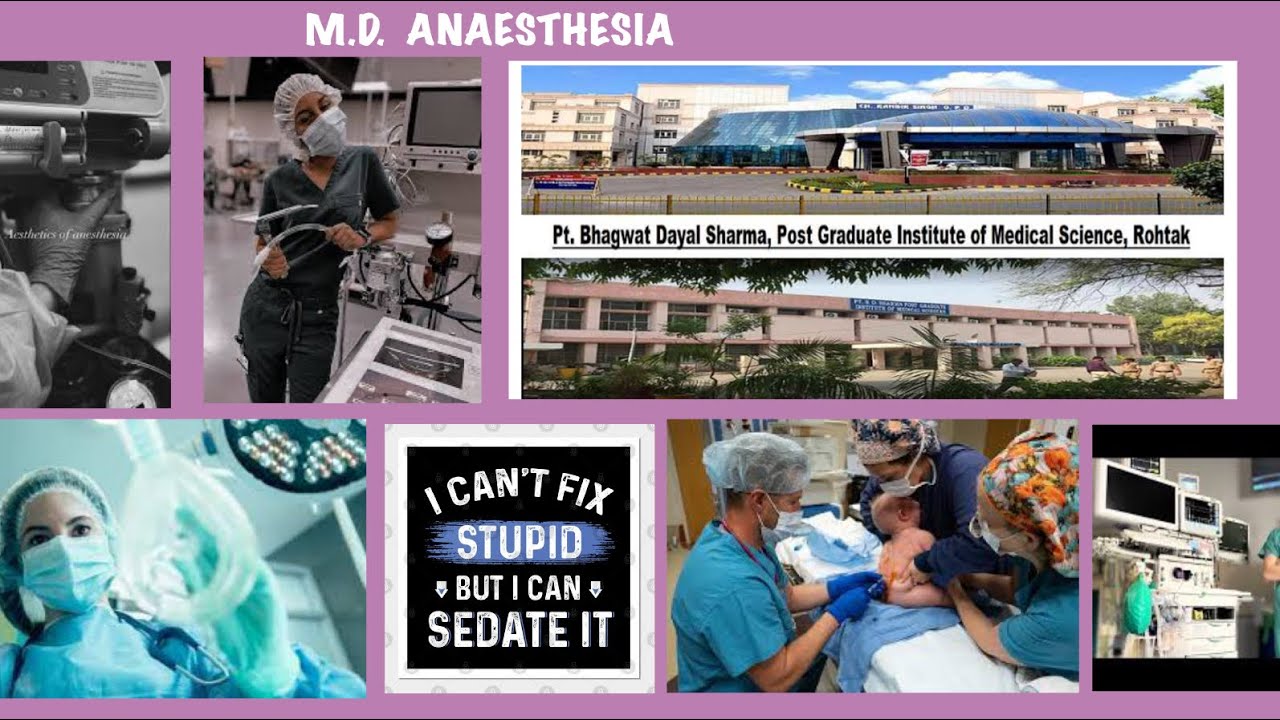 College Review Series : MD Anaesthesia at PGI, Rohtak. - YouTube