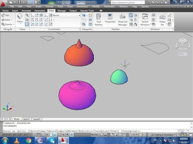 Dome Drawing Autocad