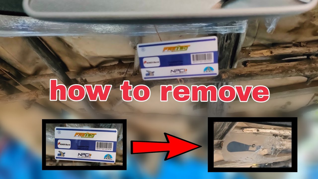 how to remove fast tag || how to easy || - YouTube