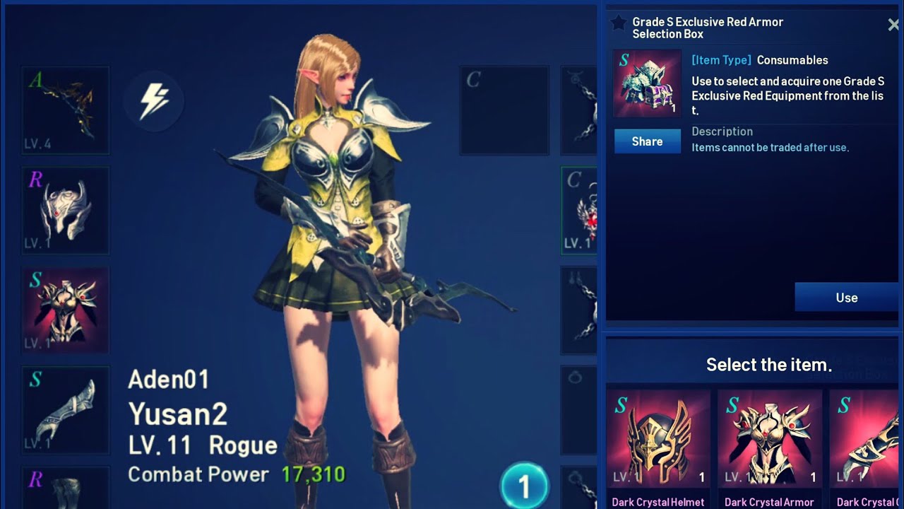 Lineage 2 Revolution: Grade S Exclusive Red Armor Selection Box - YouTube