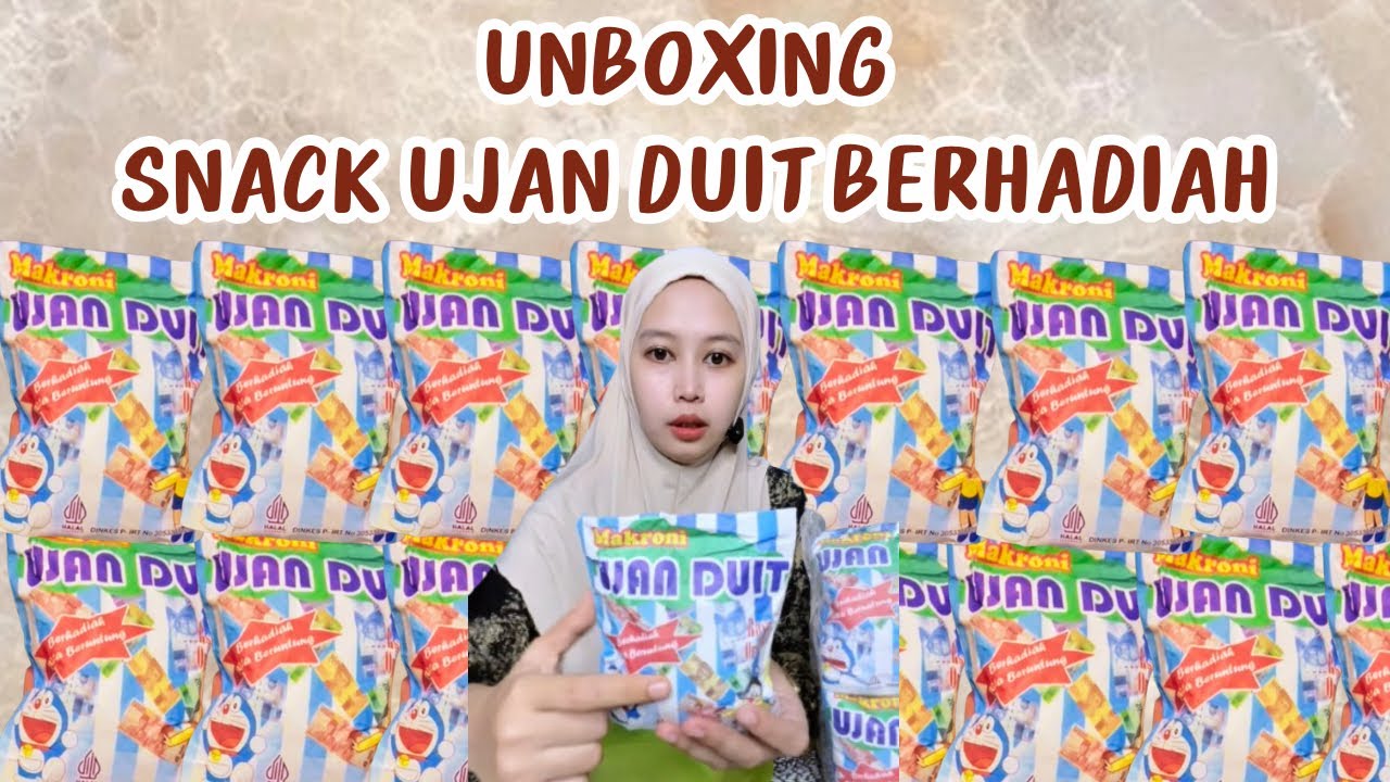 UNBOXING SNACK UJAN DUIT BERHADIAH‼️ - YouTube