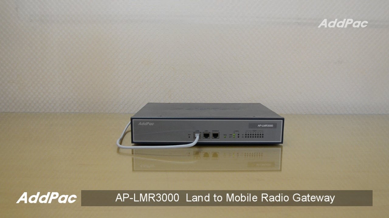 AP-LMR3000 Land to Mobile Radio Gateway(랜드투모바일 라디오 게이트웨이) - YouTube