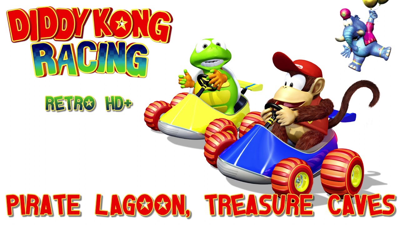 Diddy Kong Racing: Pirate Lagoon, Treasure Caves HD - YouTube