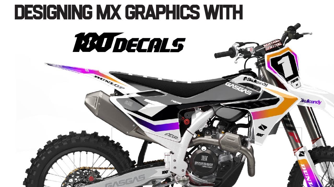 Designing Mx Graphics With 180Decals - YouTube