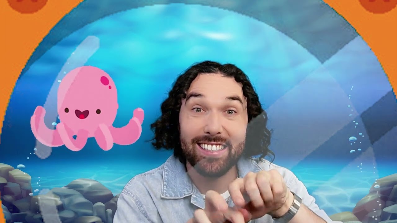 Slippery Fish | Cartoon Songs For Kids | Learn About Sea Animals with ...