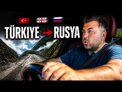 Türkiye’den Rusya’ya Arabayla: Gürcü Askeri Yolunda Şok Anlar!