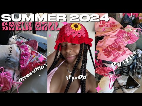 HUGE SUMMER SHEIN TRY-ON HAUL | outfits, accessories, bathing suits + more