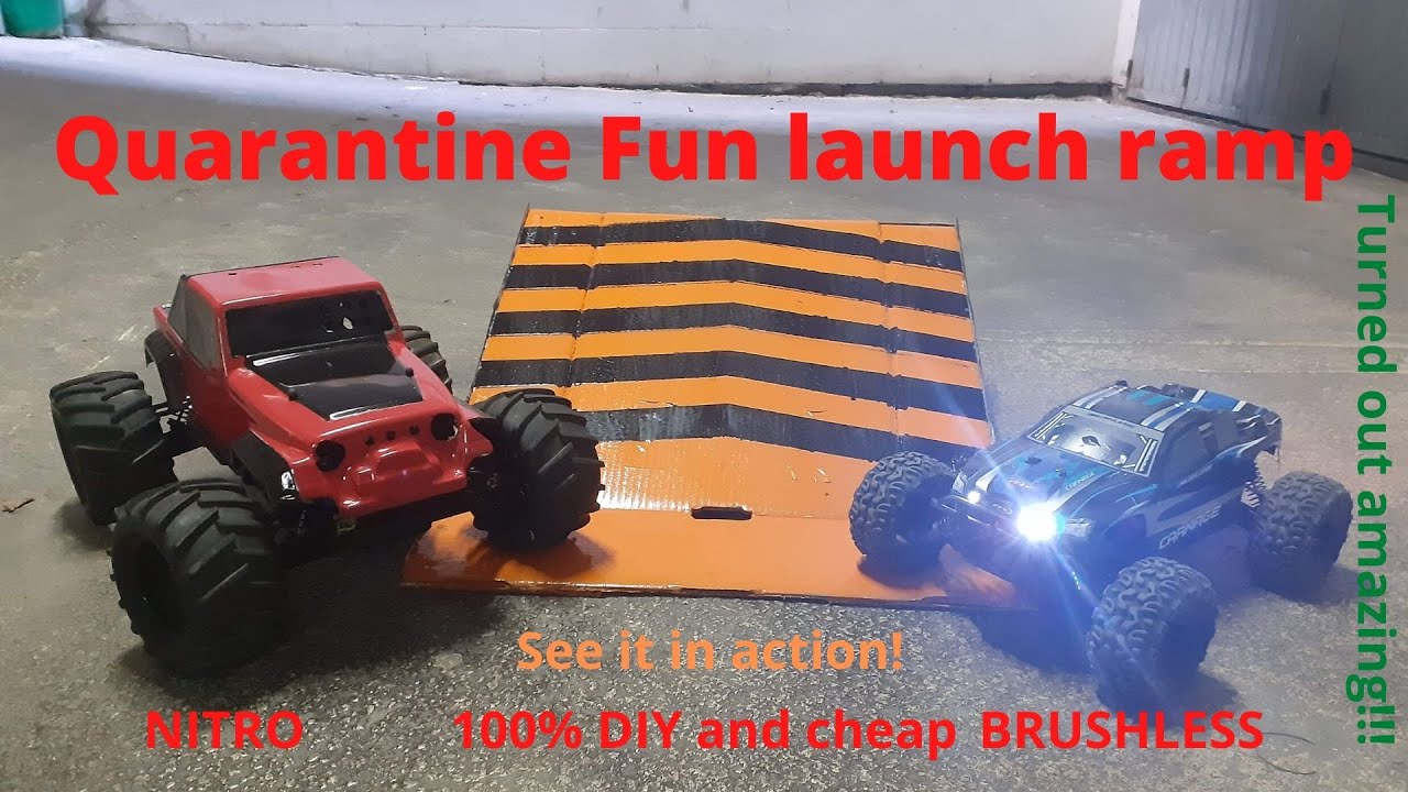 Building a DIY launch ramp for my bashers for quarantine entertainment ...