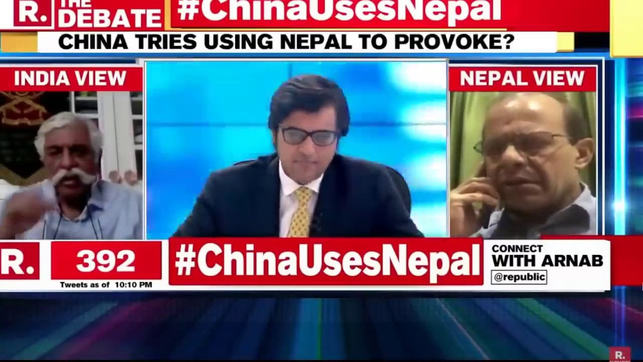 Nepalese Dr Minendra Rijal slaps indian media republic world : Arnab ...