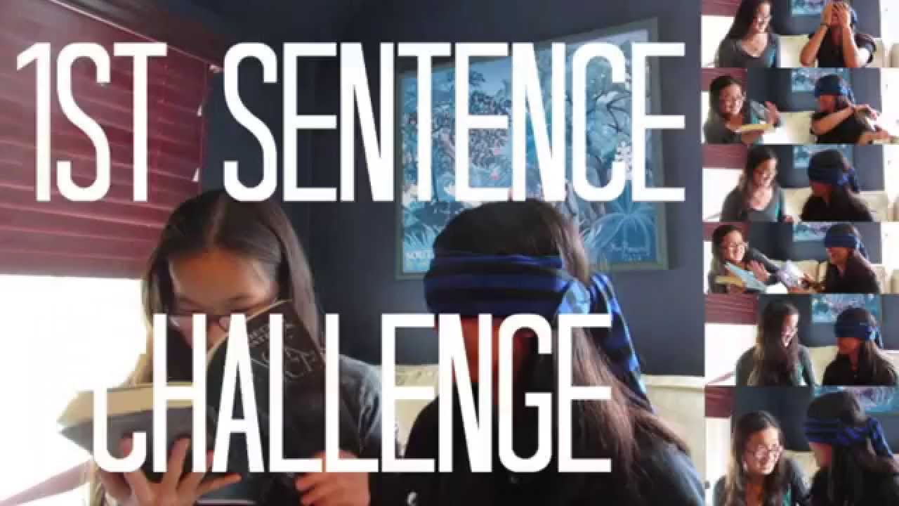 1st Sentence Challenge - YouTube