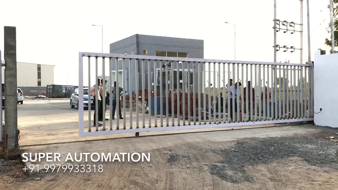Automatic Sliding Gate - Roger Technology Italy - YouTube