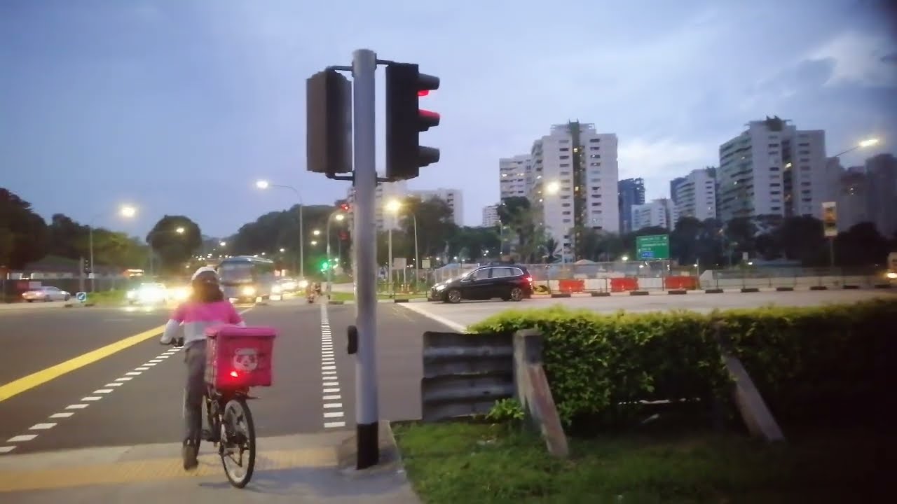 Evening At Ulu Pandan Road/Clementi Road Junction _ Sungei Ulu Pandan ...