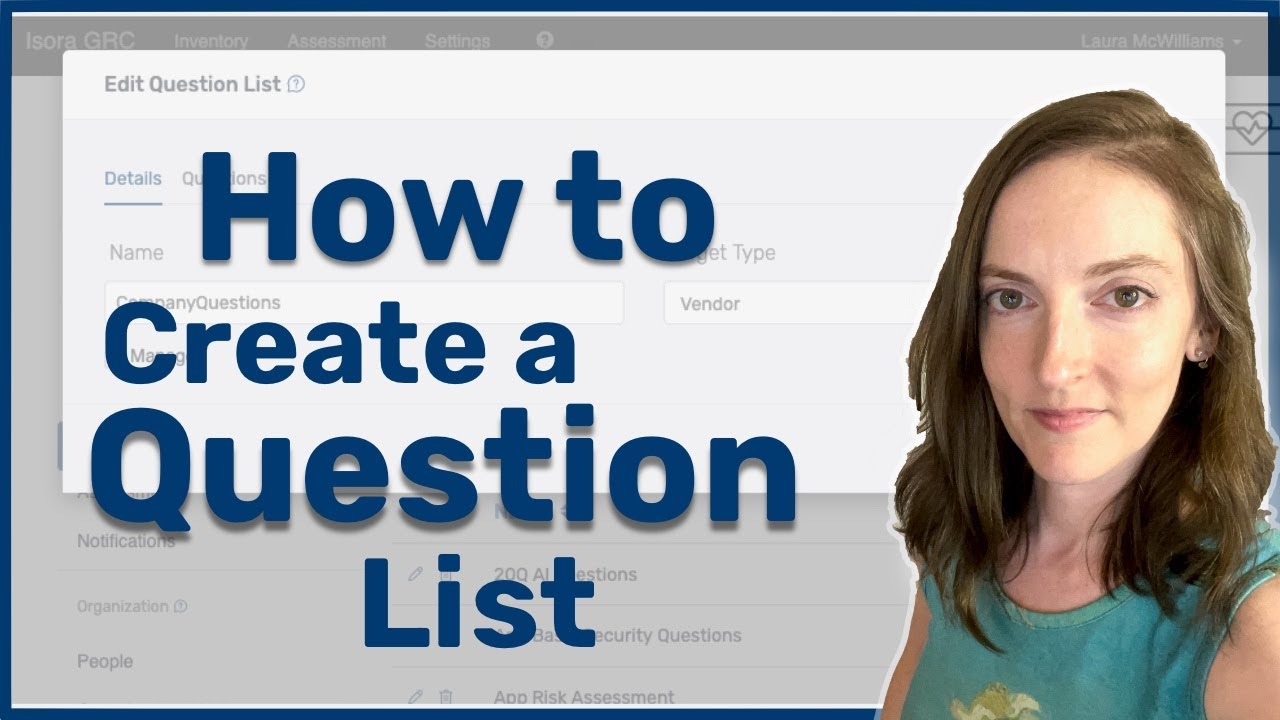 Standalone: How To Create a Question List - YouTube