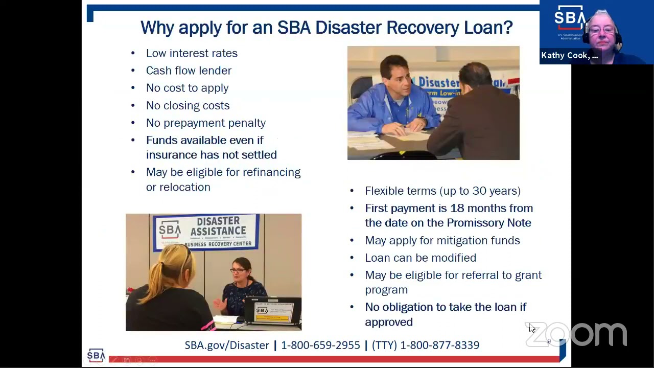 SBA Hurricane Ida Business Disaster Assistance Webinar - YouTube