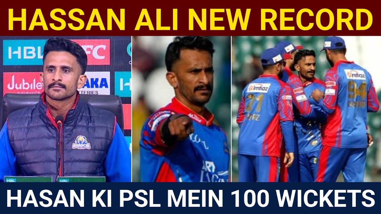 Hasan Ali achieved a major milestone in PSL | 100 Wickets Complete in ...