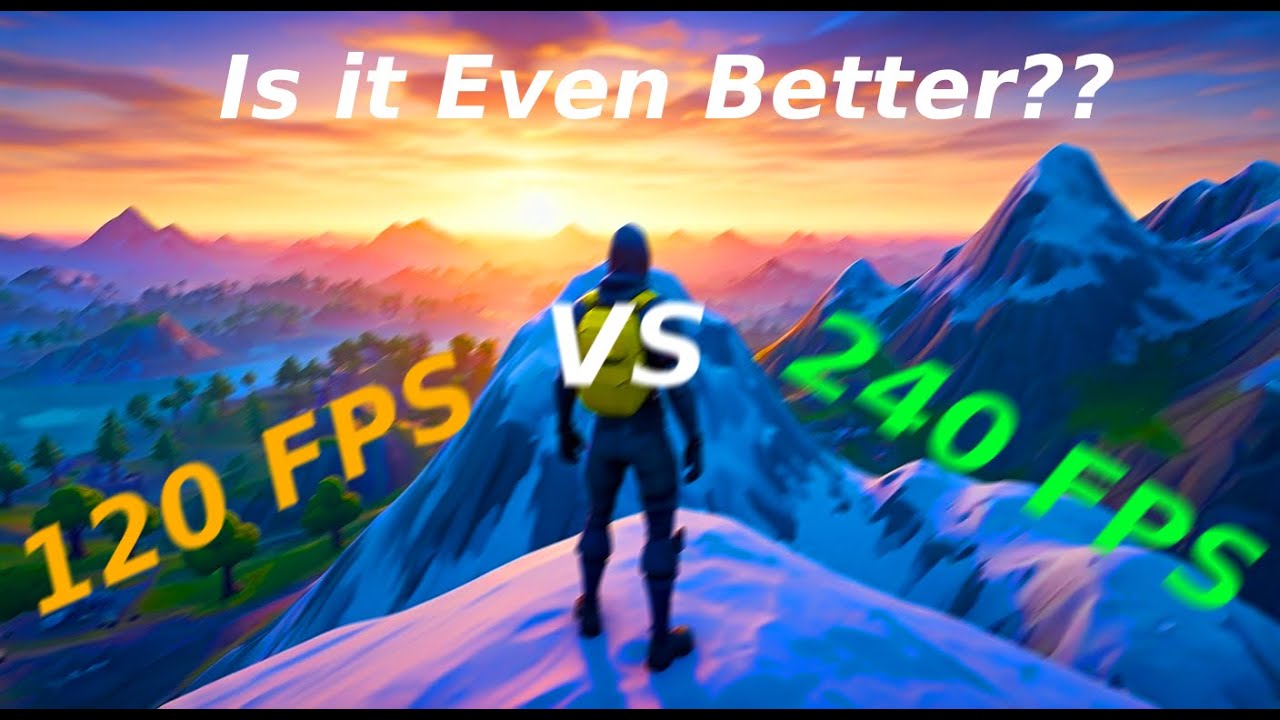 120 vs 240 FPS in Fortnite: Pro's Perspective (Fortnite) #fortnite ...
