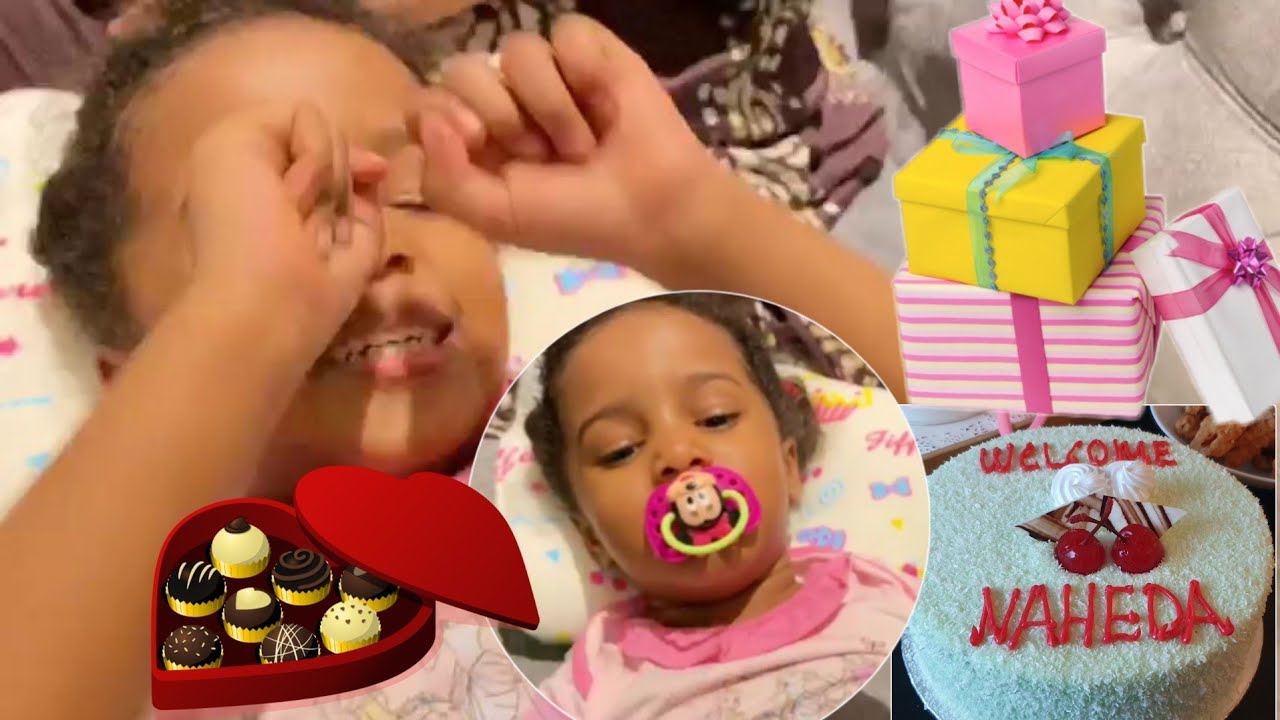 NADIA OO DHARKII GIFT BABY NAHIDA U OSAY REACTION KA NADIYA - YouTube