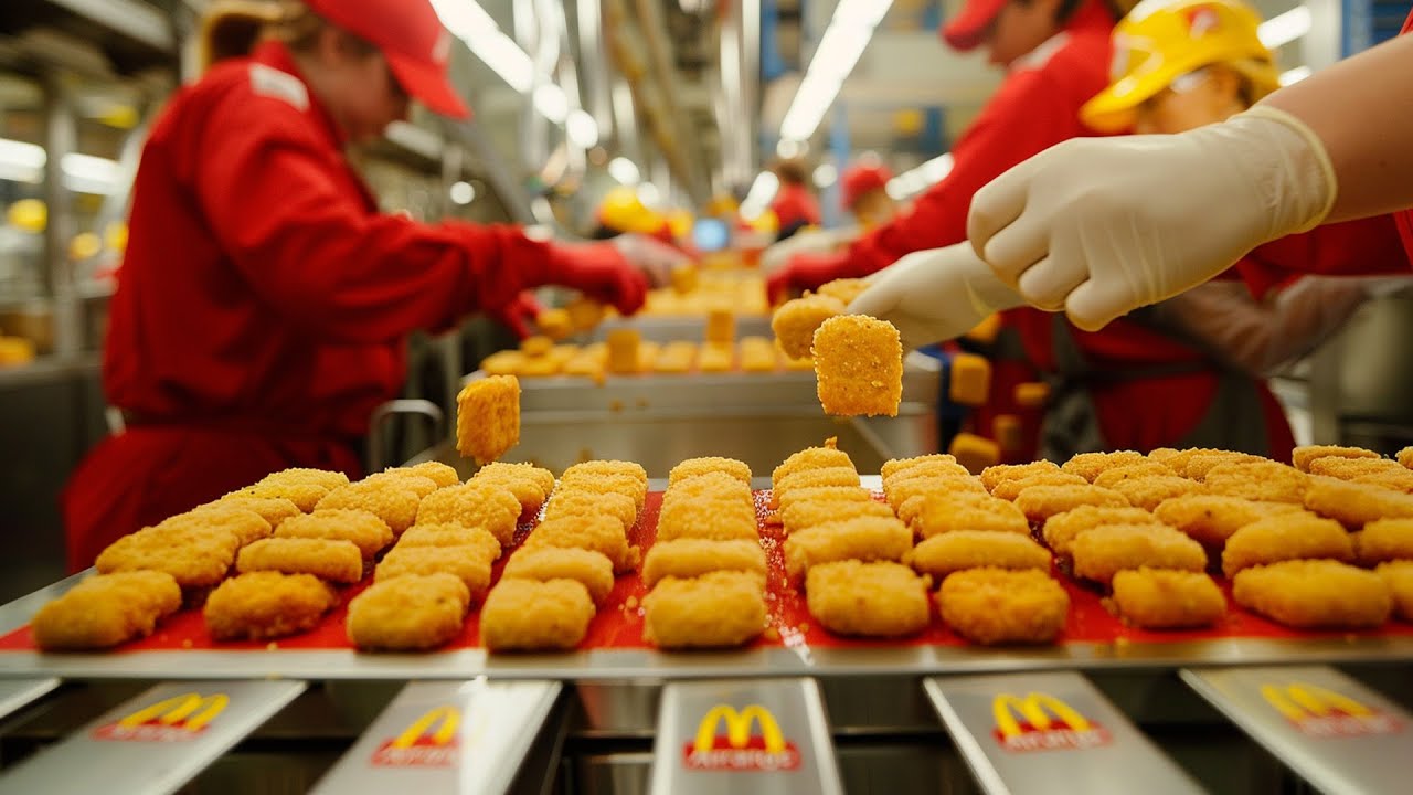 McDonald's Nuggets Mega Factory: Processing Millions of Nuggets Using ...