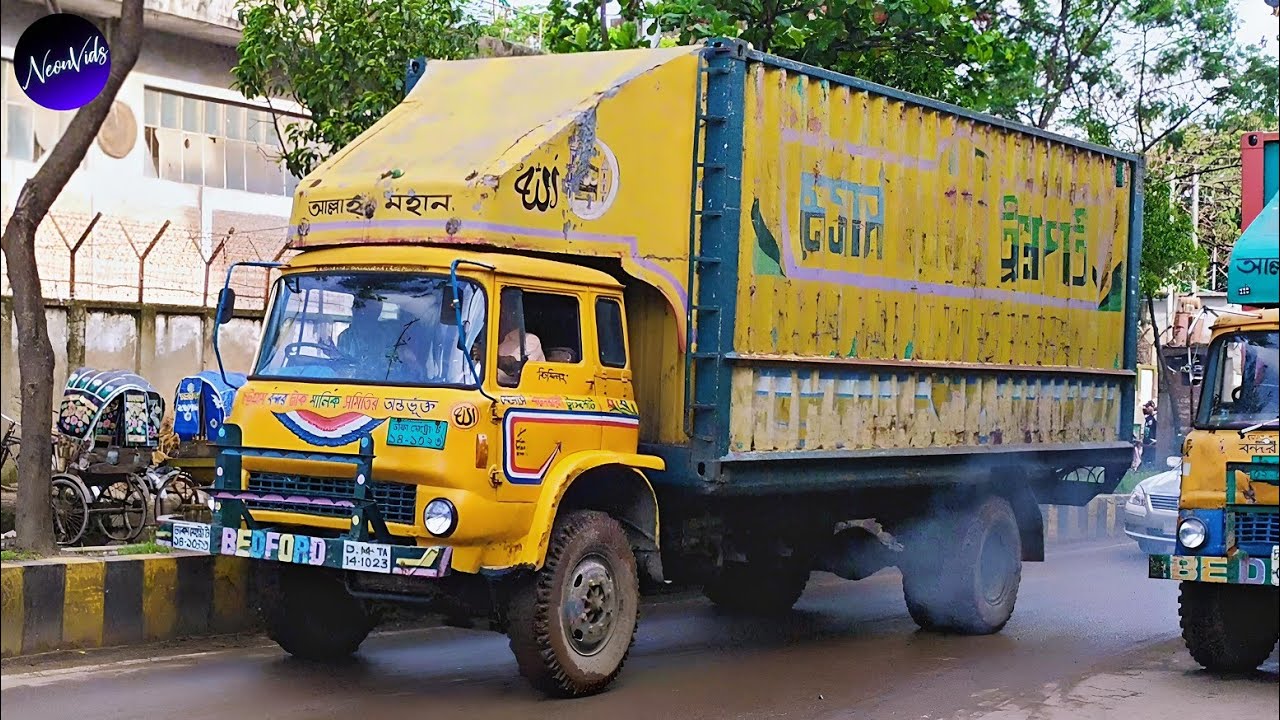Bangla Trucks Compilation 15 Robust Bedford Tk Covered Van The