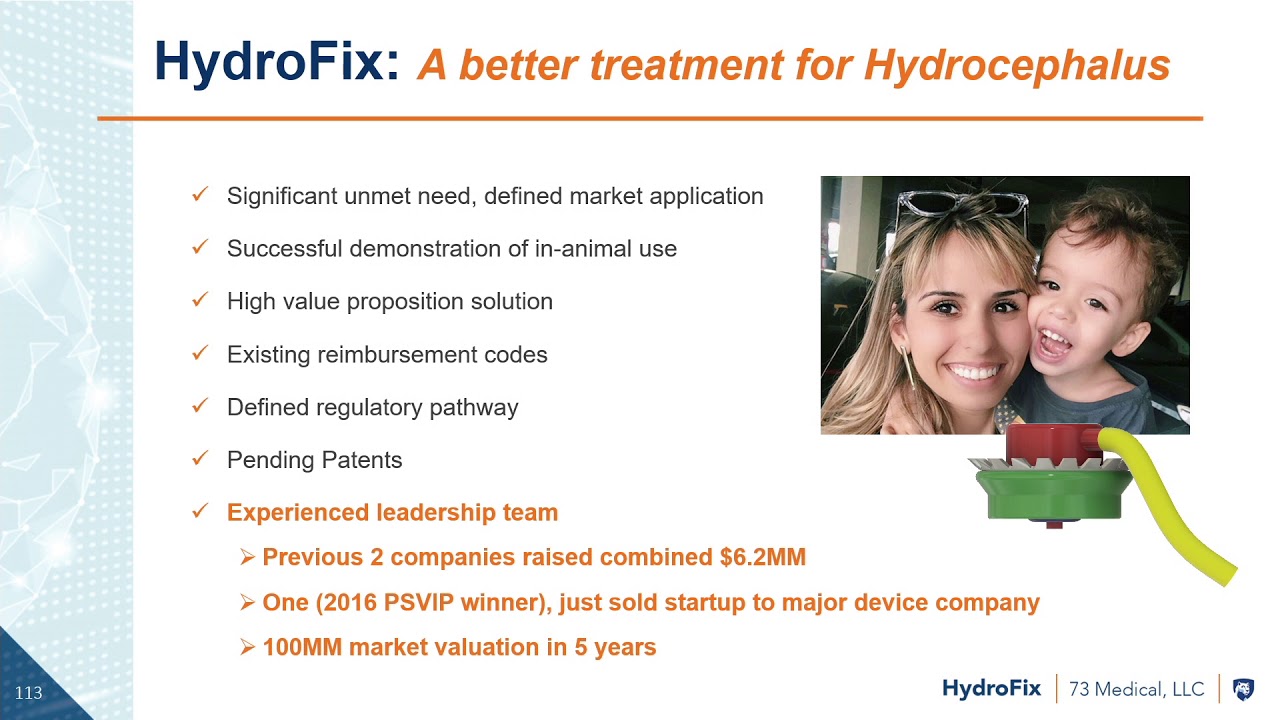 73 Medical Pitches HydroFix at the 2019 Invent Penn State Venture and ...