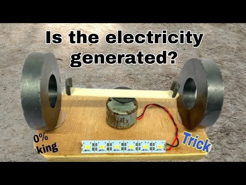 Kinetic energy experiment with Magnet use DC motor make free energy ...