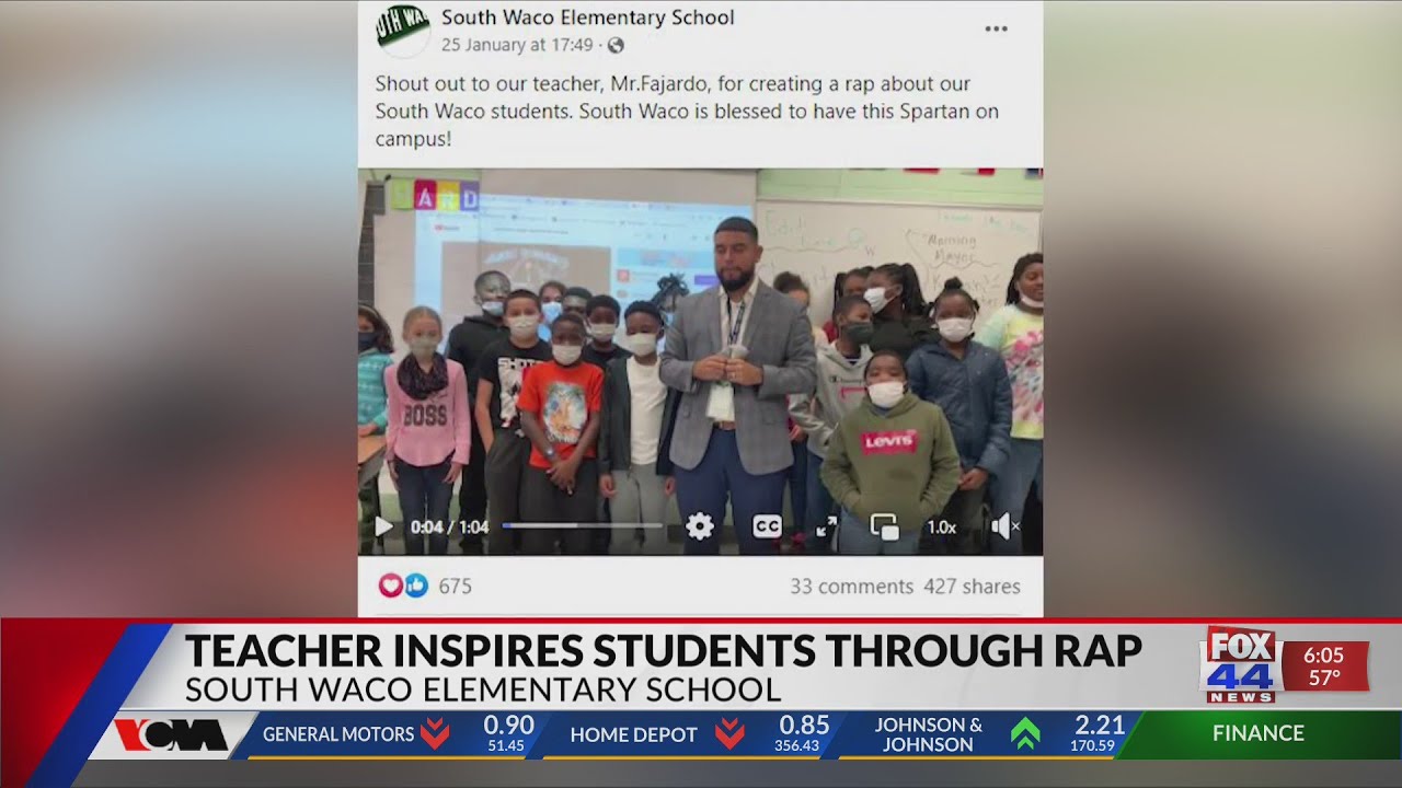 Teacher Inspires Students Through Rap - YouTube