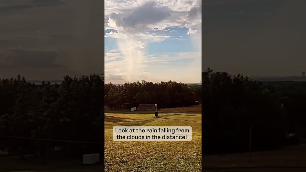 Rain Falling From Clouds