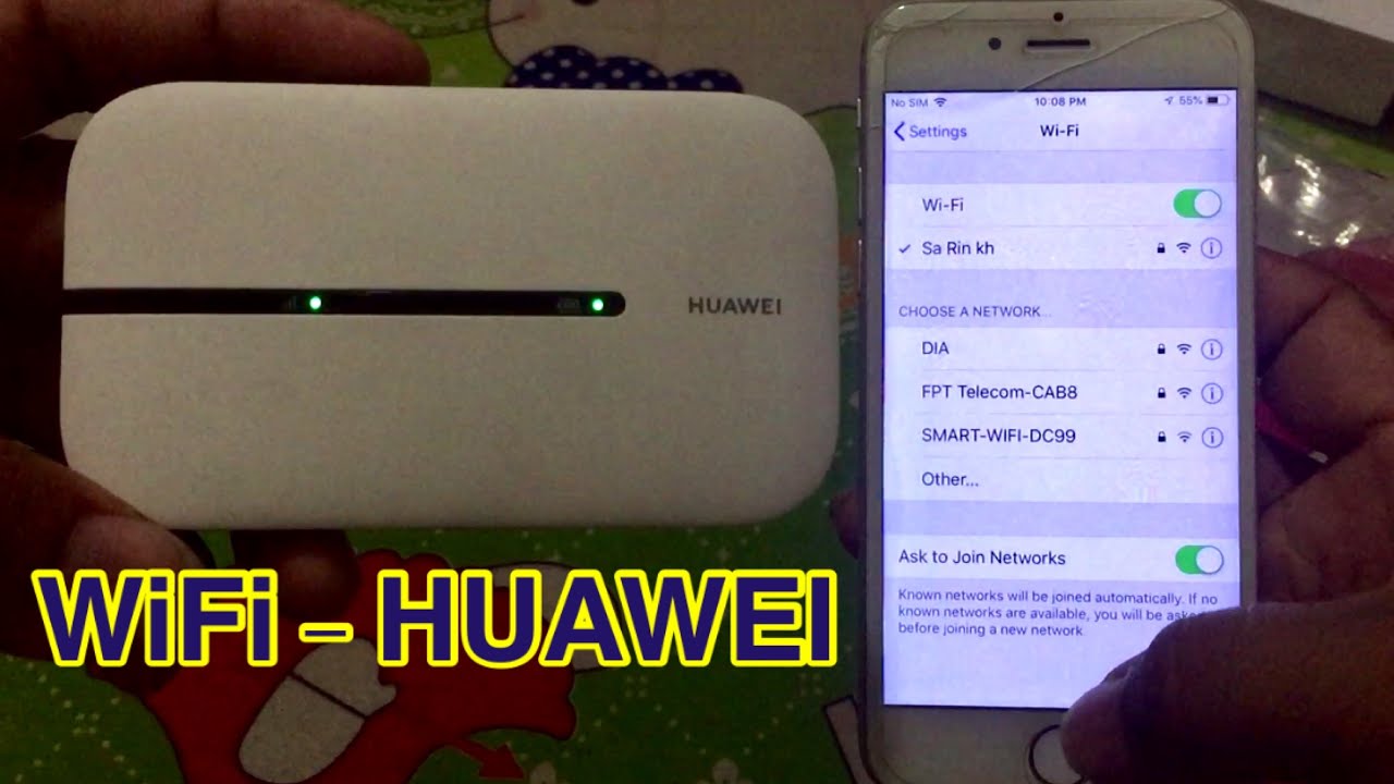 Learn about wifi and how to install HUAWEI -យល់ ដឹង អំពី ដុំ WiFi និង ...