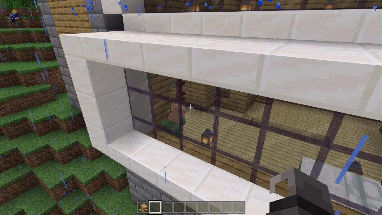 Creepy minecraft villager - YouTube