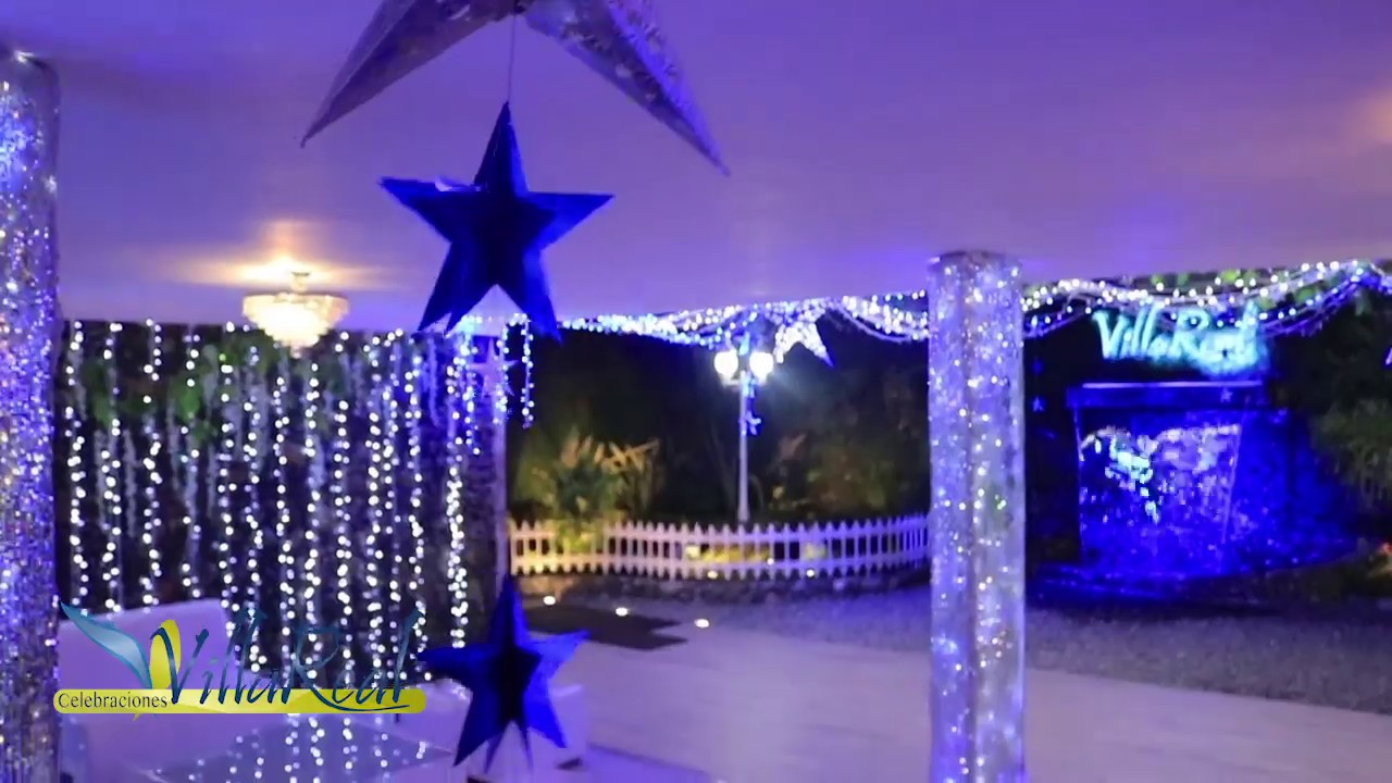 Fiesta De Graduación Con Temática De Noche Estrellada Salon Villa