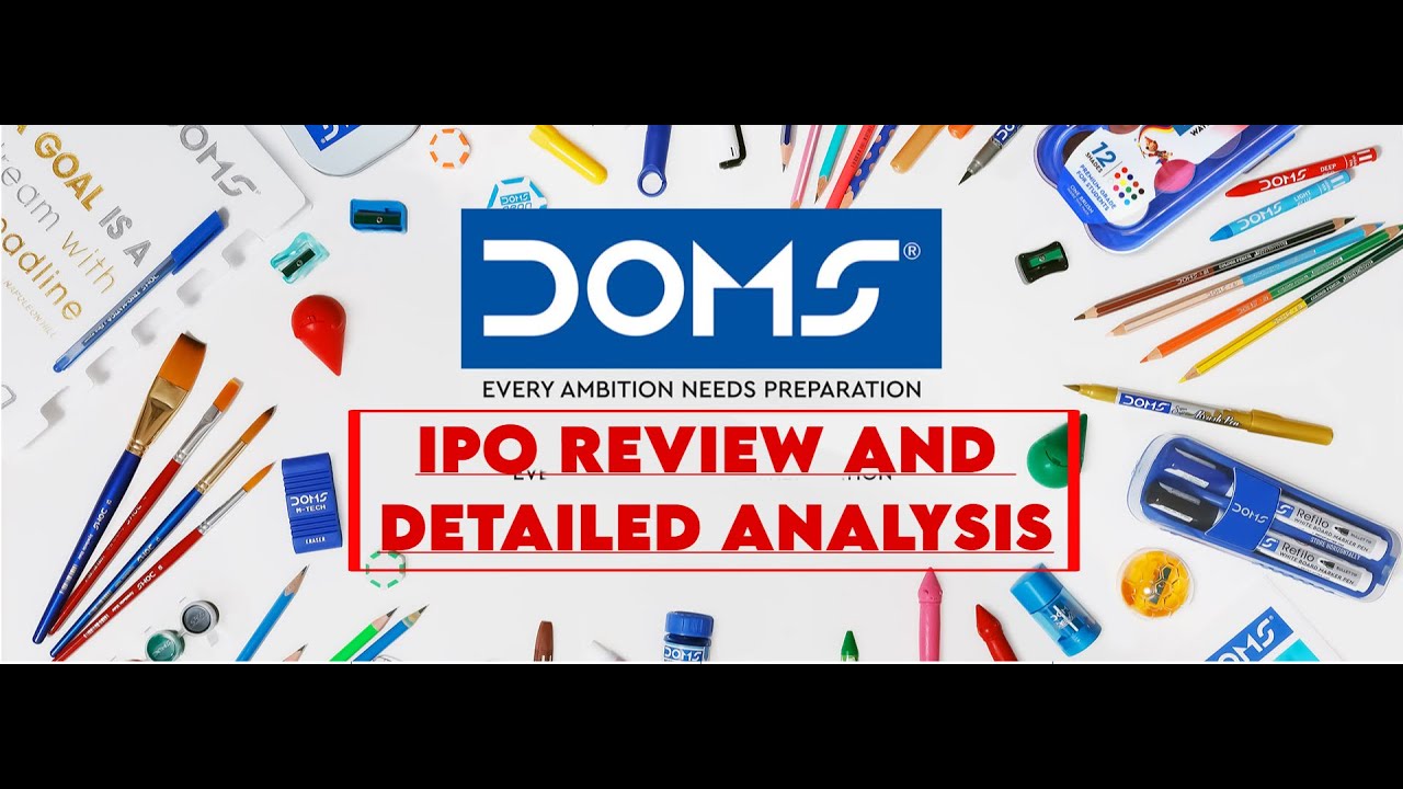 DOMS Industries Limited | IPO Review | IPO Analysis - YouTube