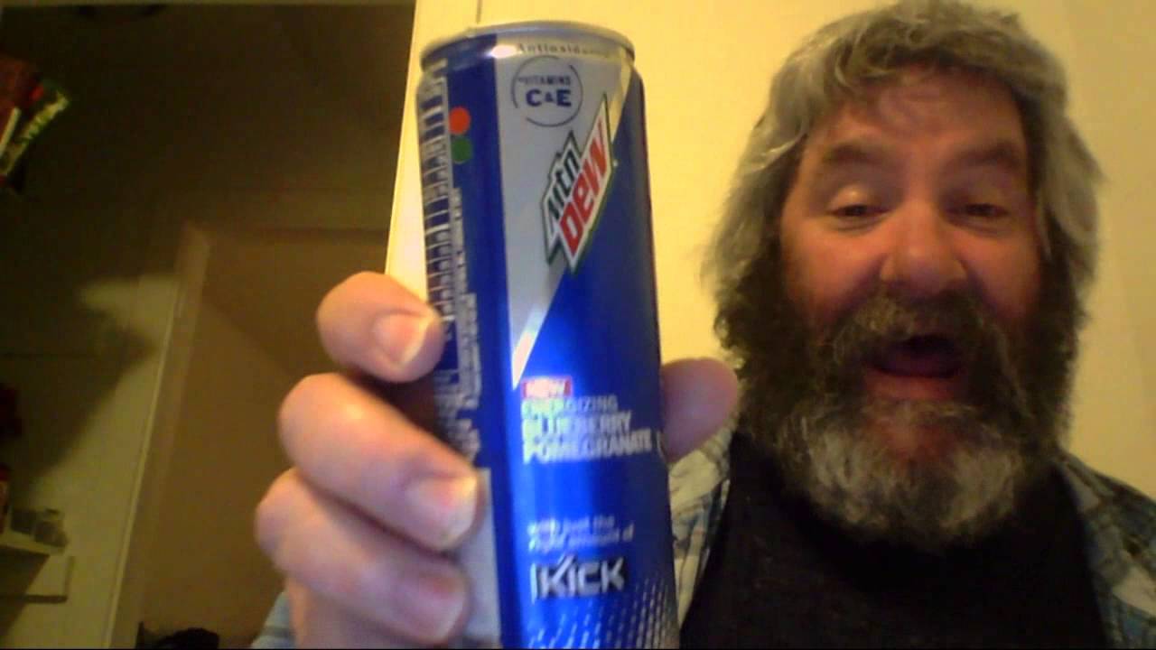 Reviewing BlueBerry Pomegranate Kickstart MTN DEW - YouTube