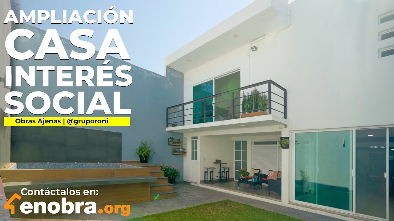 La mejor AMPLIACIÓN de casa de INTERÉS SOCIAL con terraza | Grupo Roni ...
