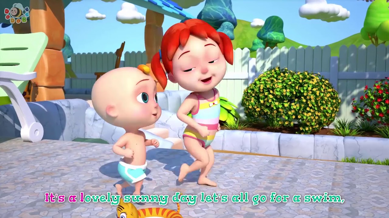 Swimming Song with Family | DoDoBee Nursery Rhymes For Babies - YouTube