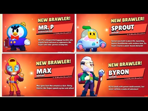 ALL MYTHIC BRAWLERS UNLOCKING ANIMATIONS| BRAWL STARS - YouTube