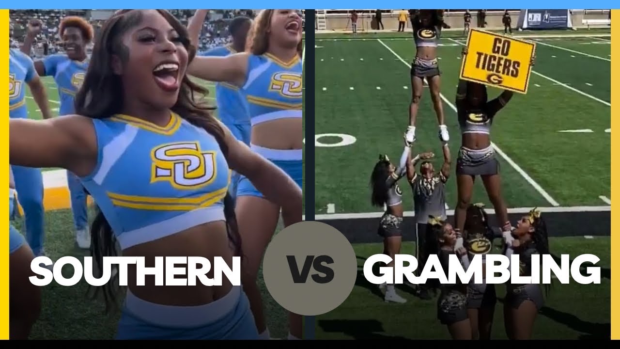 Southern Cheer vs Grambling Cheer - YouTube