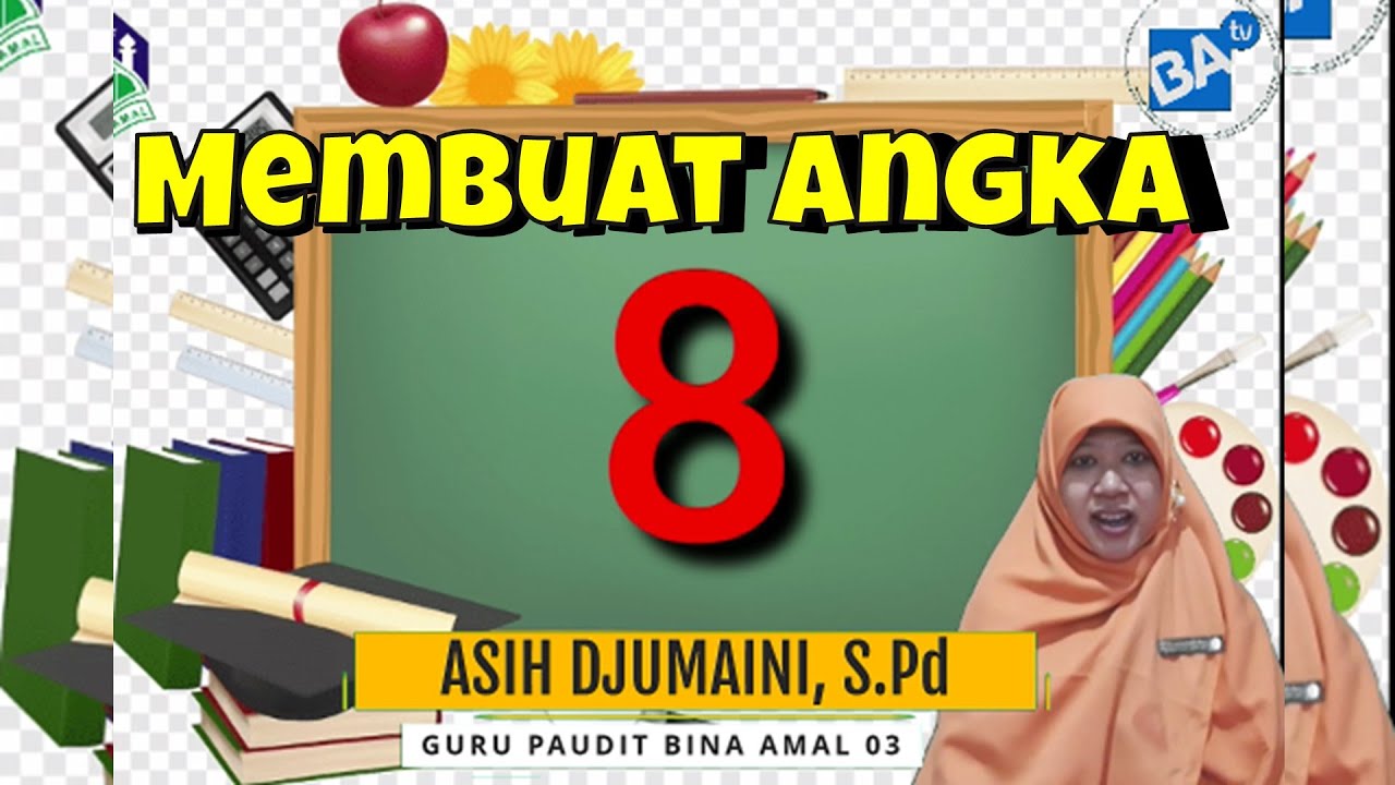 Membuat Angka 8 - YouTube