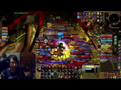 Rank 1 Shaman Tank VS Kara Crypts Spider Boss We Raw dog it with me doing like almost 9k dps as sham