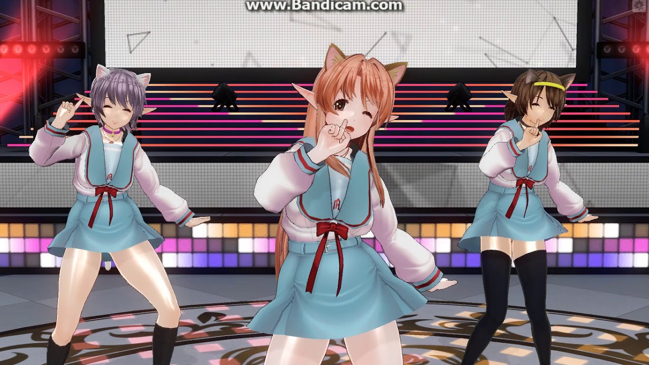 COM3D2 Haruhi Night Magic Fire - YouTube