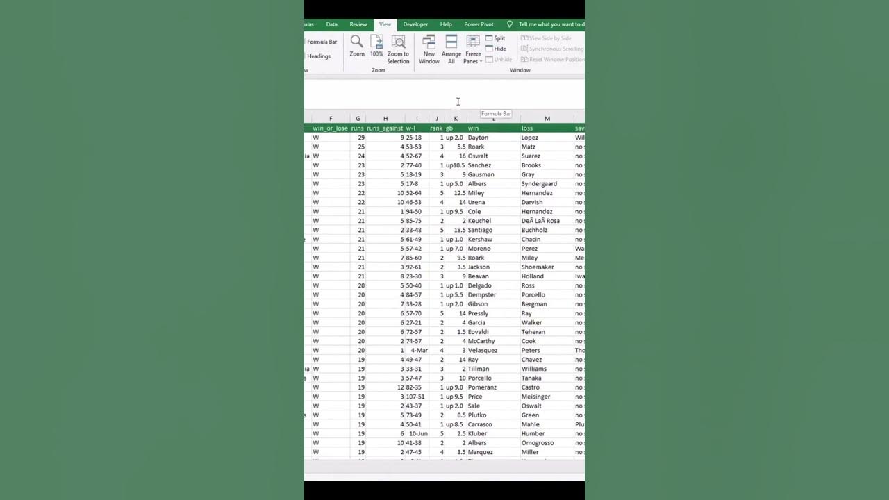 Freeze Panes in Excel 📊 #excel #dataextractor #exceltips - YouTube
