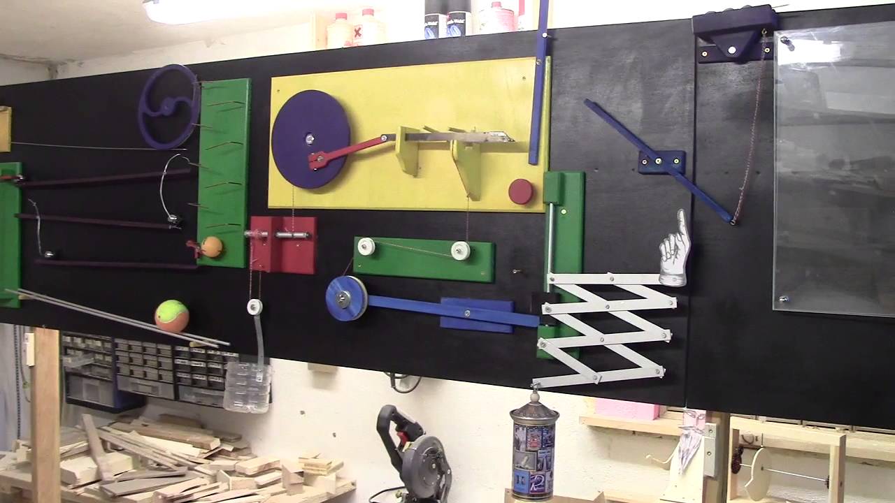 Rube Goldberg Machine for "Kunst Handwerk Design" - YouTube