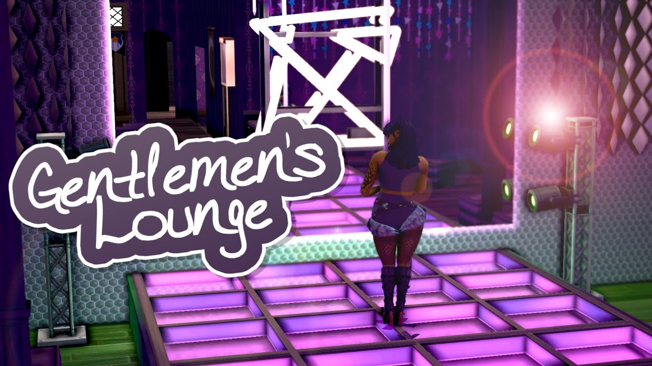 Gentlemen's Lounge 👠💸 | Sims 4 Speed Build - YouTube